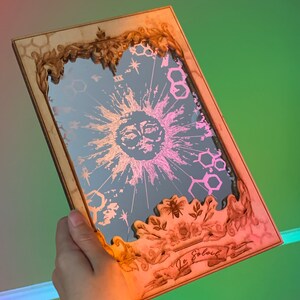 The Sun XIX Tarot Card Mirrors, Tarot, Moon Mirrors, Zodiac, Witchy ...