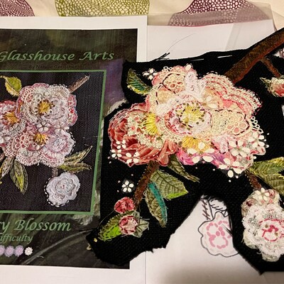 Slow Stitching Kit Poppies - Etsy