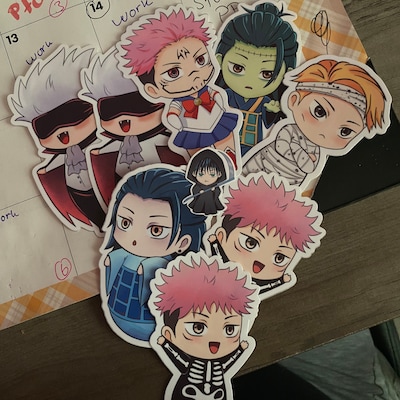 Halloween JJK Sticker Pack - Etsy