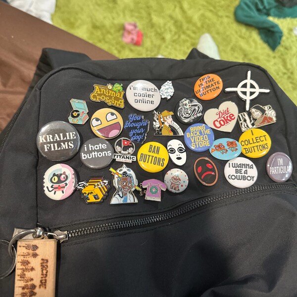 Video Rental Sticker Buttons Magnets & Bottle Openers. Set 01 - Etsy