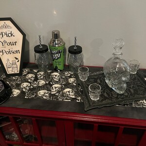 Gothic Bar Sign, Coffin Bar Signs, Alcohol Bar Sign, Halloween Signs ...