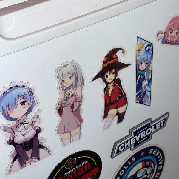 Megumin Vinyl Sticker From Konosuba Anime Stickers Laptop Stickers ...
