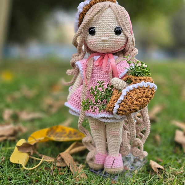 Lena Doll Pattern, English Pattern, Amigurumi Doll, Amigurumi Doll ...