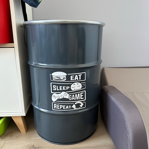 Personalized Toy Storage Metal Barrel - Etsy