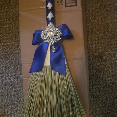 Customized Wedding Jumping Broom L Champagne L Traditional Wedding ...