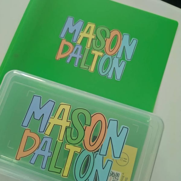 Personalized Pencil Boxes - Pencil Pouch - Pocket Folder With Prongs ...