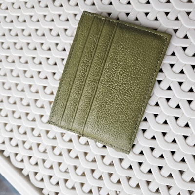 Slim Fine Leather Card Holder, Our Complete Range of Colours, Real ...