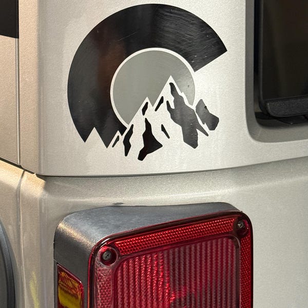 Colorado Flag Logo Sticker, Colorado Logo Sticker , Colorado Logo Decal ...