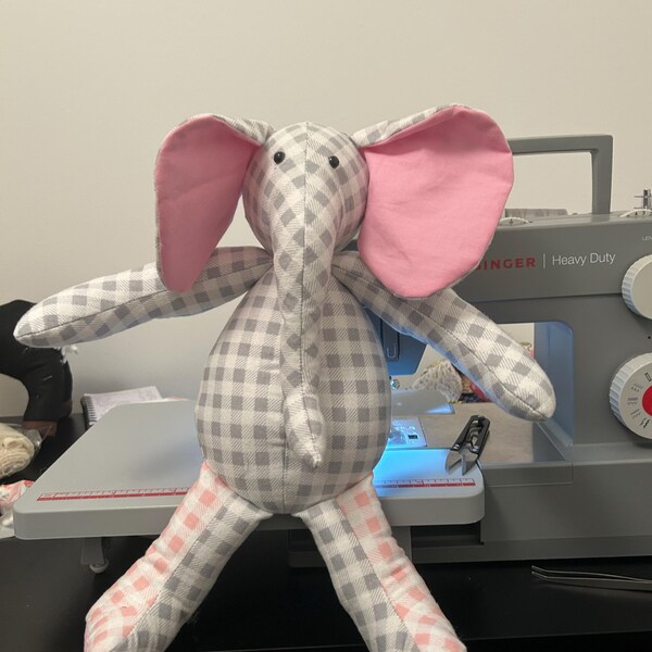 Memory Bear Pattern, Keepsake Bear Sewing Pattern, Teddy Bear, Stuffed ...