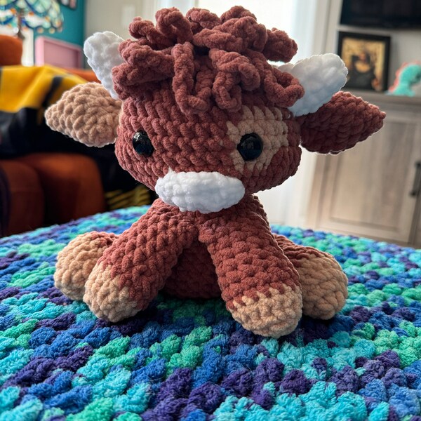 Amigurumi Highland Cow Pattern, Amigurumi Cow Pattern, Highland Cow ...