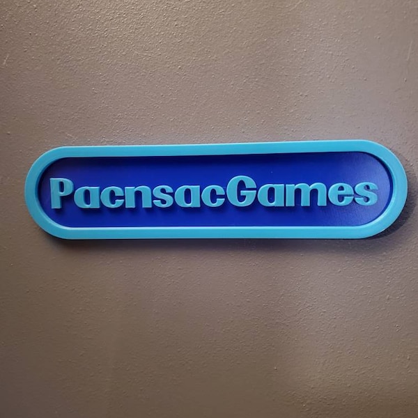 Custom Nintendo Style Name Sign/nameplate - Etsy