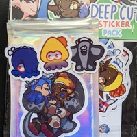 Splatoon Deep Cut Sticker Pack Shiver Frye Big Man - Etsy