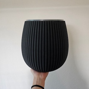 Boho Wavy Plant Pot 4, 5, 6, 7 Tall Clear Pot Perfect Fit Unique ...