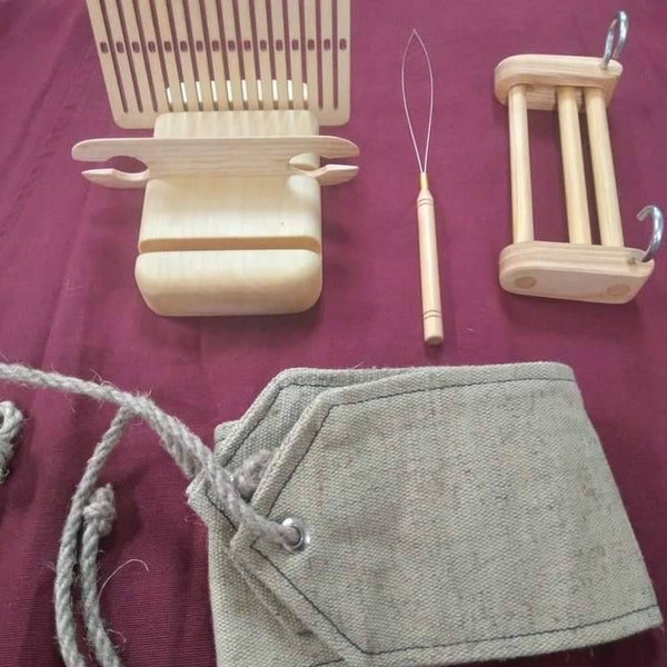 Your-all-set! Complete Backstrap Weaving Kit, Band Weaving, Rigid ...