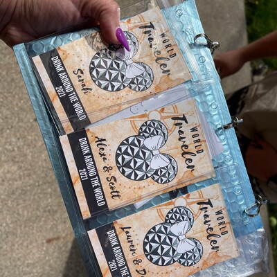 EPCOT Drink or Snack Around the World Passport World Traveler Edition ...