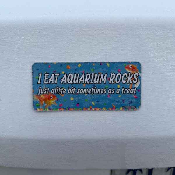 I Eat Aquarium Rocks, Just A Little Bit Sometimes as A Treat | Funny ...