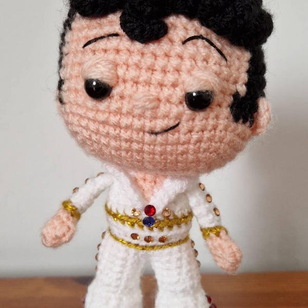 Elvis Presley Crochet Pattern, Amigurumi Pattern, PDF English Pattern ...