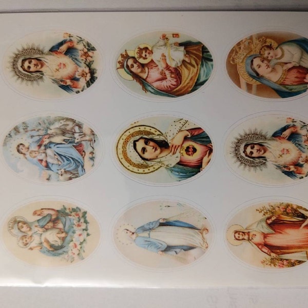 Blessed Virgin Mary Bookmarks | Catholic Bookmark | Catholic Prayer ...