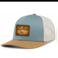 Custom Leather Patch Baseball Hats Sewn on Hand Finished Leather Custom ...