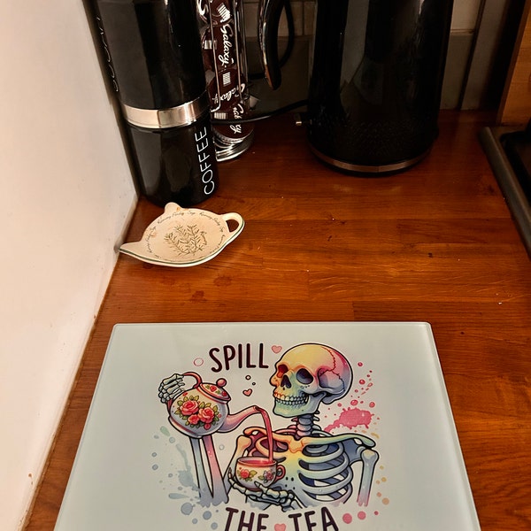 Spill the Tea PNG, Sarcastic Skeleton Sublimation Design, Trendy Skull ...
