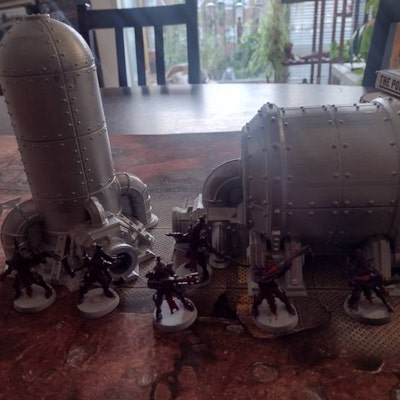 Massive Necron Inspired High Quality Terrain by Txarli Factory ...