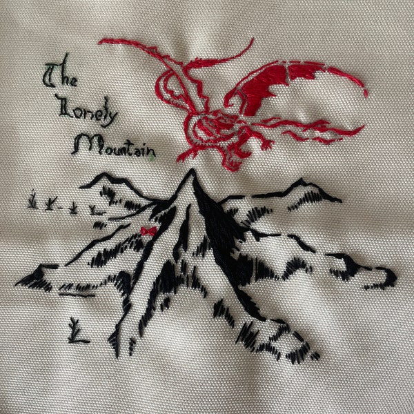 Mordor - Lord of the Rings Tolkien Map PDF Embroidery Pattern - Etsy