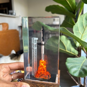 Explosion Bomb Resin Lamp, Atomic Bomb Resin Night Lights, Nuke Lamp ...