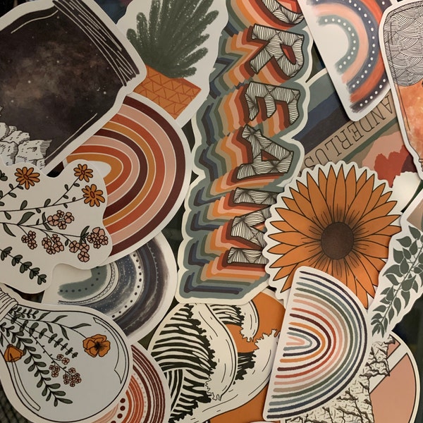 Retro Sun Print A4/A5 - Etsy