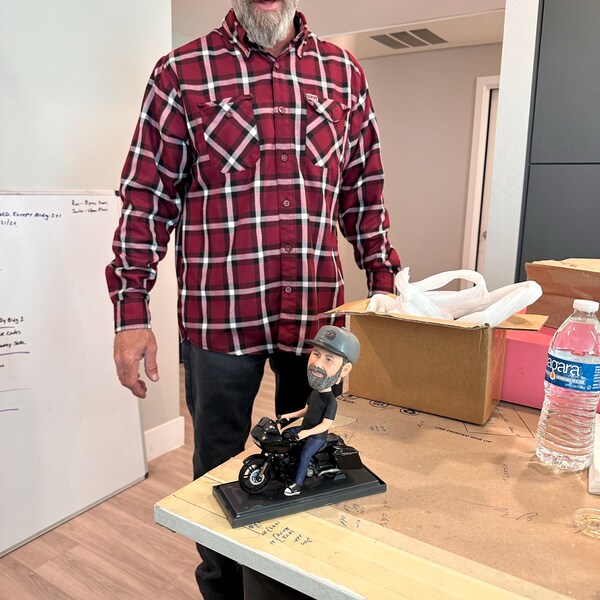 Custom Bobblehead on Motorcycle, Custom Racing Motorcycle Bobblehead ...