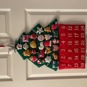 Christmas Tree Fabric Advent Calendar - Etsy