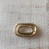 18K Gold/silver Filled Clasp,oval Carabiner Clasp,spring Clasp,round ...
