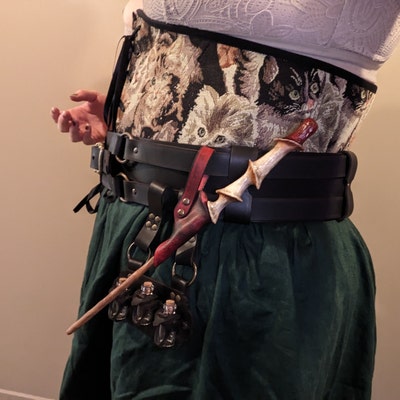 Leather Leg Harness Belt Leg Potion Holster Alchemist Larp - Etsy Canada