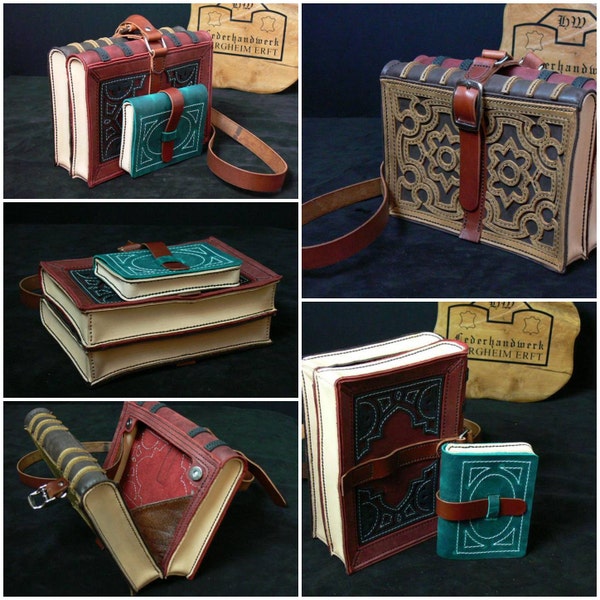 PDF Pattern Leather Book Purse - Etsy