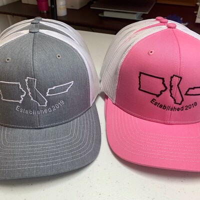 US States Applique Embroidery Designs. USA Map Applique. USA State ...