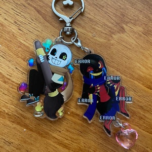Undertale AU Linked 6.5 Acrylic Charm individual Charms 2 - Etsy