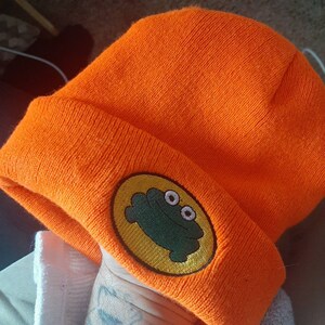 Embroidered Parappa the Rapper Beanie Frog Knit Cuffed Beanie - Etsy