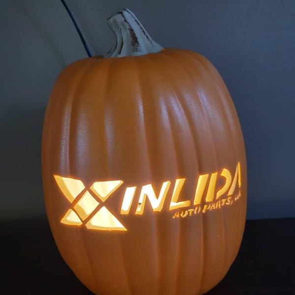 Custom Logo Carved Foam Pumpkin (business, Sports Team, Band, Movie, TV ...