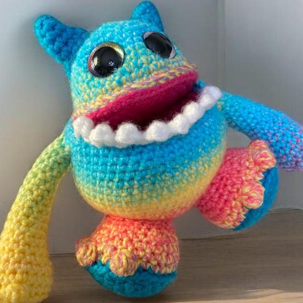 Worry Monster Crochet Pattern PDF - Etsy