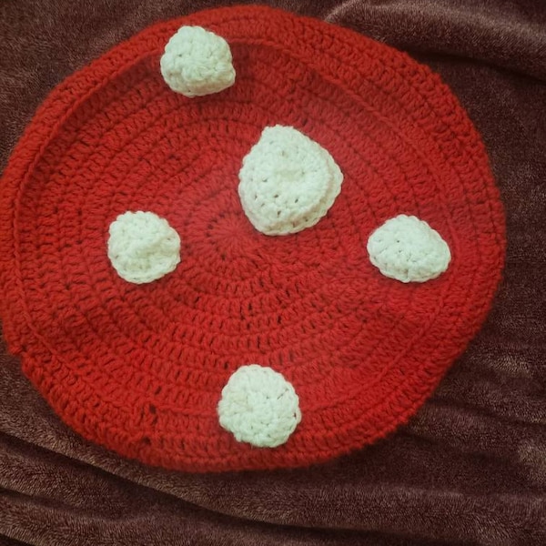 Crochet Mushroom Toadstool Hat *PATTERN ONLY* - Etsy