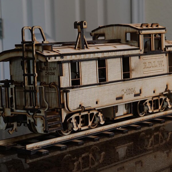 C-1094 Wood Sided Caboose Kit - Etsy