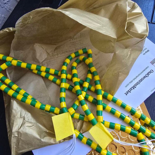 Large Bead Lucumi Orula Ilde Cuban & Traditional Yoruba Isese IFA IDE ...