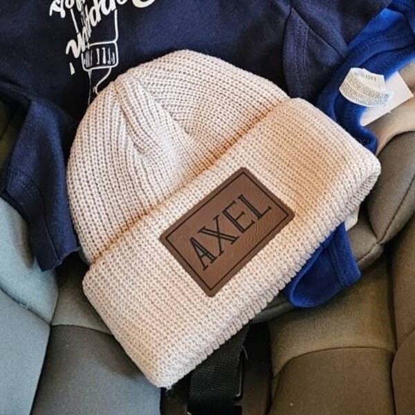 Personalized Name Beanie First or First and Middle Name - Etsy