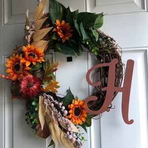Happy Fall Yall Wreath, Leaf Wreath, Fall Pumpkin Wreath, Fall Colors ...