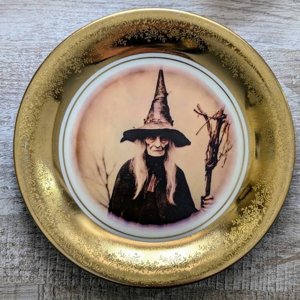 Vintage Witch Duo Digital Download – Creepy Halloween Art – Spooky Old ...