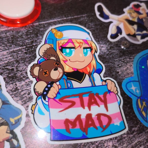 Pride Bridget GUILTY GEAR STRIVE Stickers - Etsy