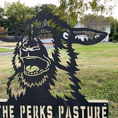 Custom German Shepherd Address Sign, Personalized Welcome German ...