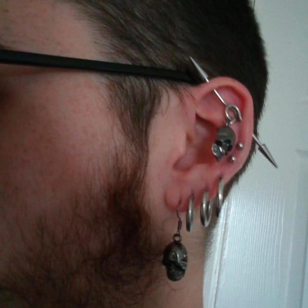 Fake Nose Ring, Fake Nose Hoop, Fake Piercing, Fake Earring, Fake Body ...