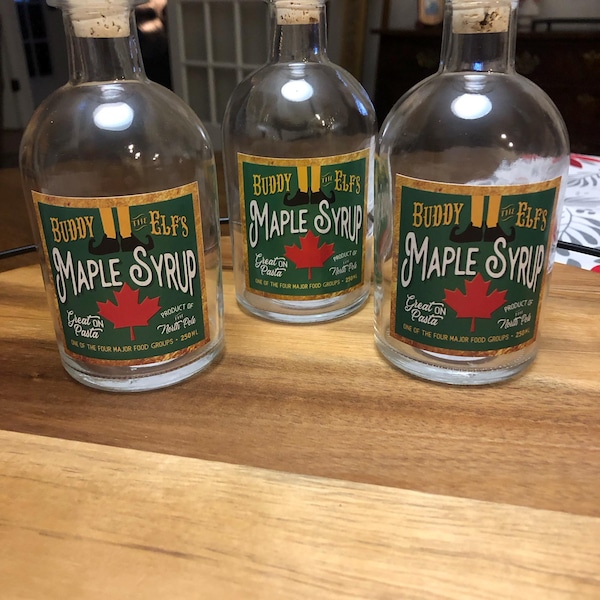 BUDDY the Elf's SYRUP BOTTLE Decoration (1)fill Yourself - Syrup Not ...