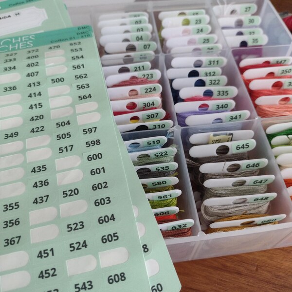 Classic Colorworks Thread Drop Labels Organize Your Overdyed Thread on ...