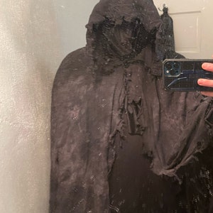 The Wicked Cape a Long Cape With Hood - Etsy